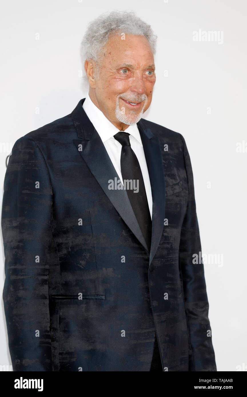 Tom Jones attending the 26th amfAR's Cinema Against Aids Gala during ...