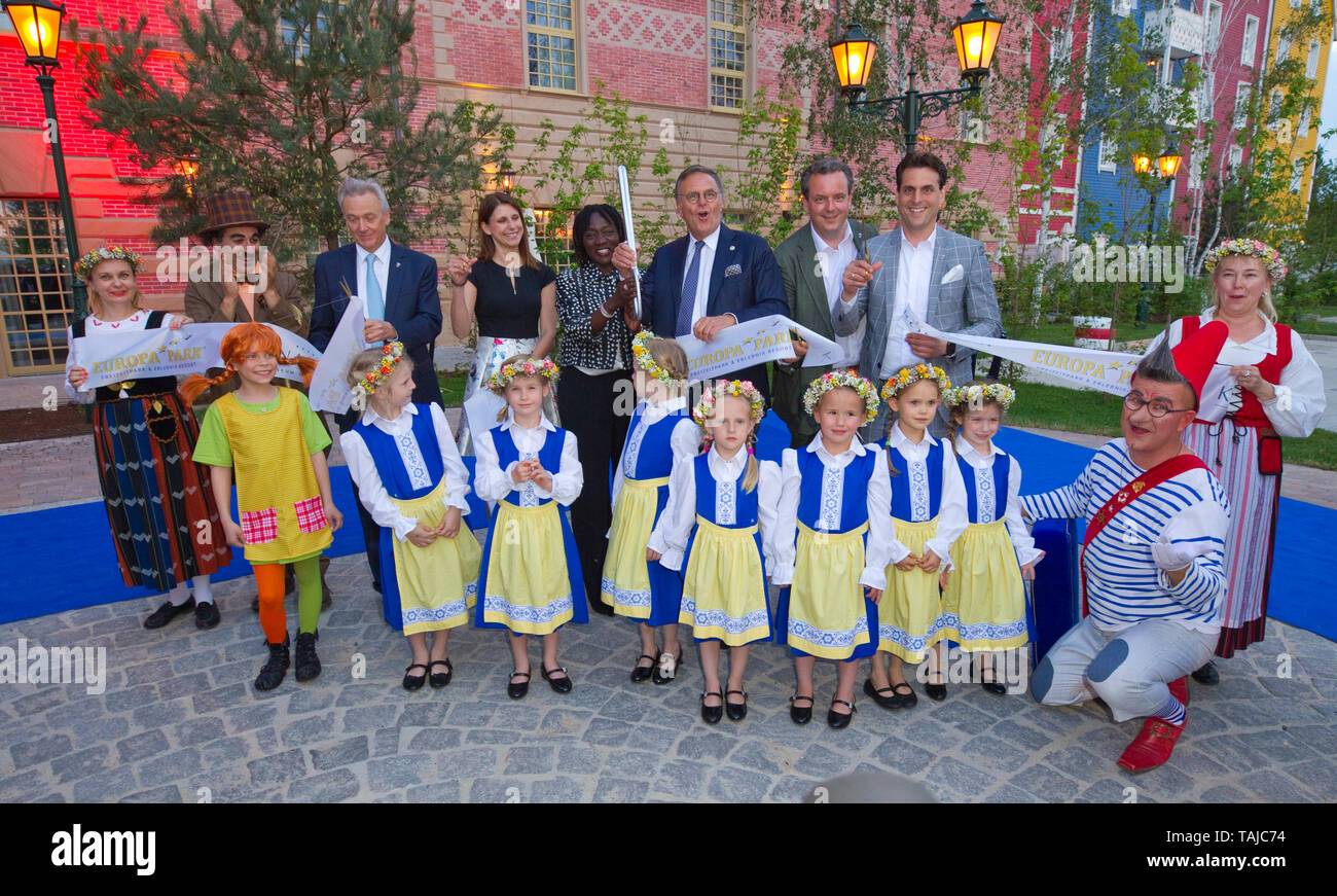 Rust, Germany - May 24, 2019: New Hotel Kronasar opens at Europa-Park ...