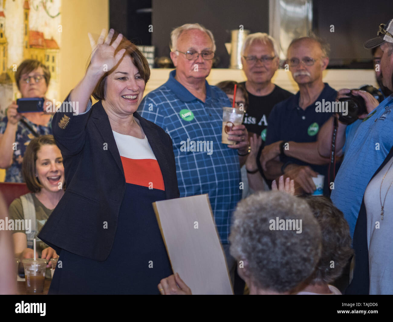 Iowa Falls, Iowa, USA. 25th May, 2019. US Senator AMY KLOBUCHAR (D-MN ...