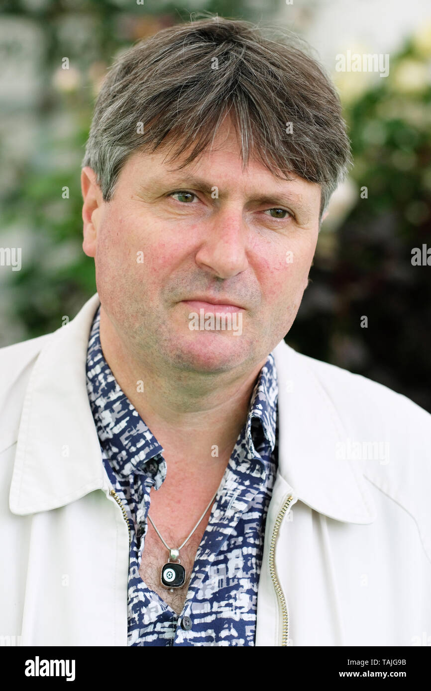 Hay on Wye, Wales, UK. 26th May 2019. Poet Simon Armitage at the Hay ...