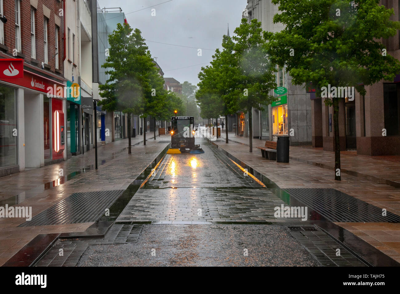 Pedestrianised retail precint hi-res stock photography and images - Alamy