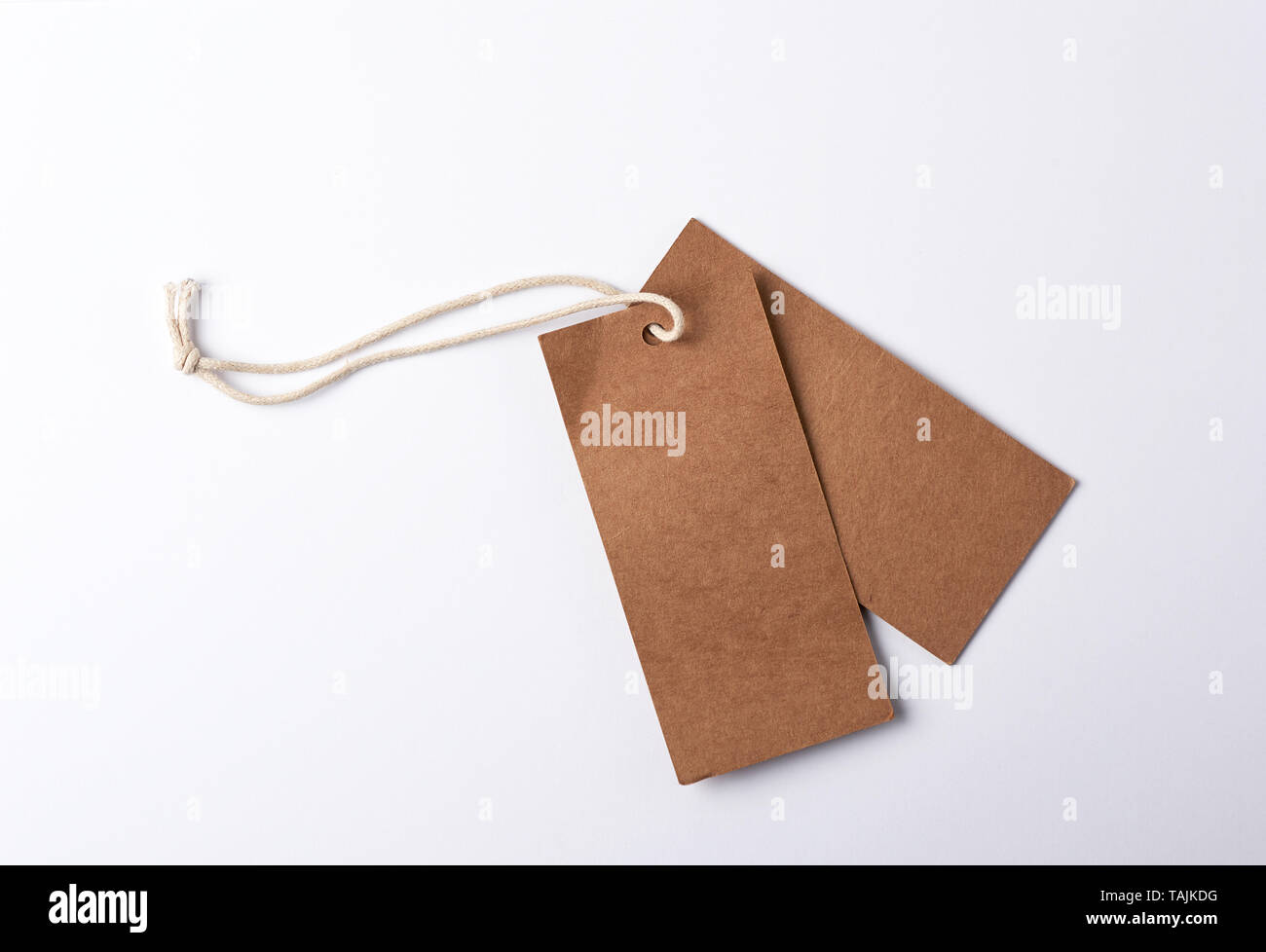 Empty paper brown tag hi-res stock photography and images - Alamy