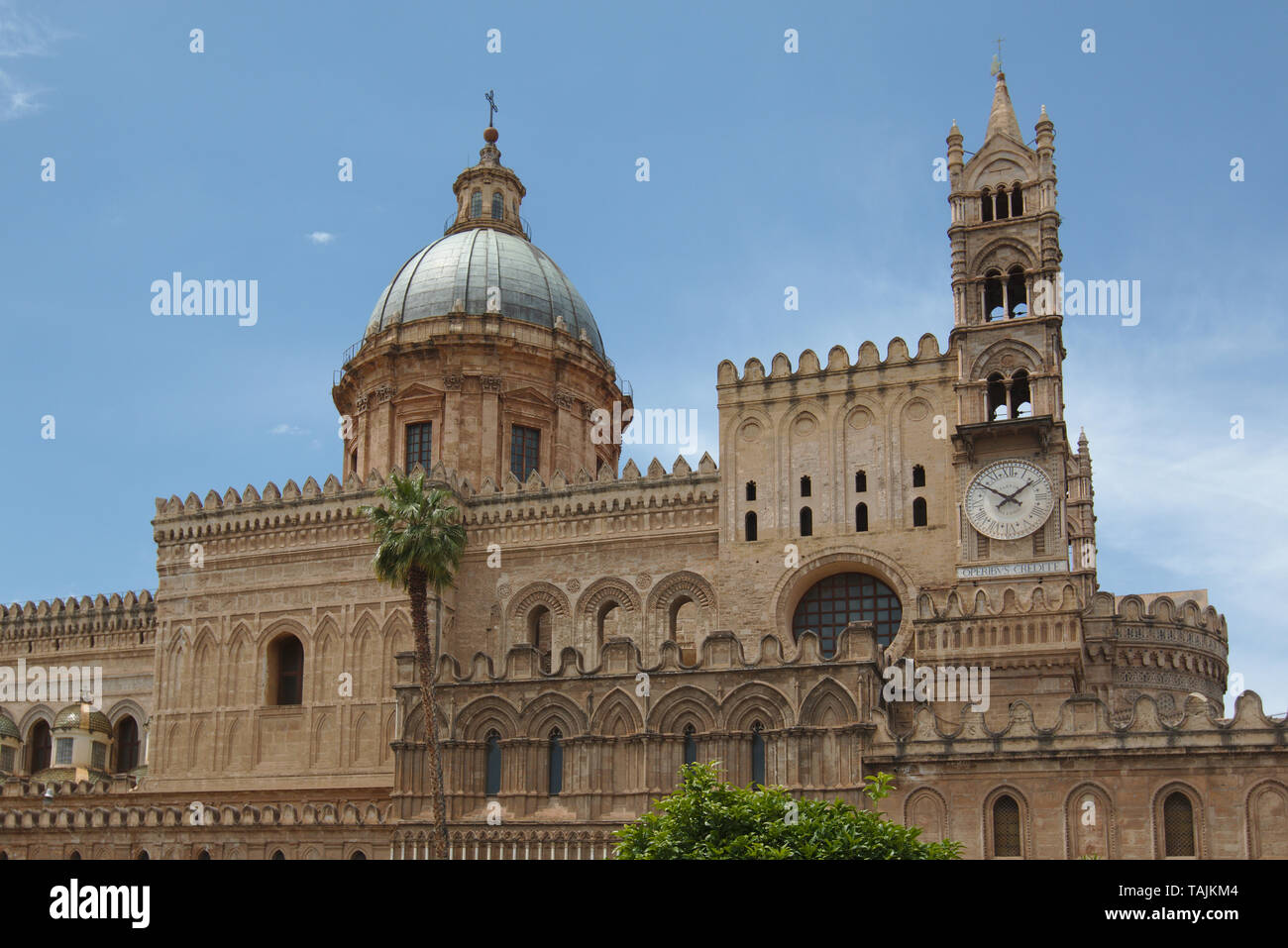 Cathedral church of Palermo, Italy Stock Photo - Alamy