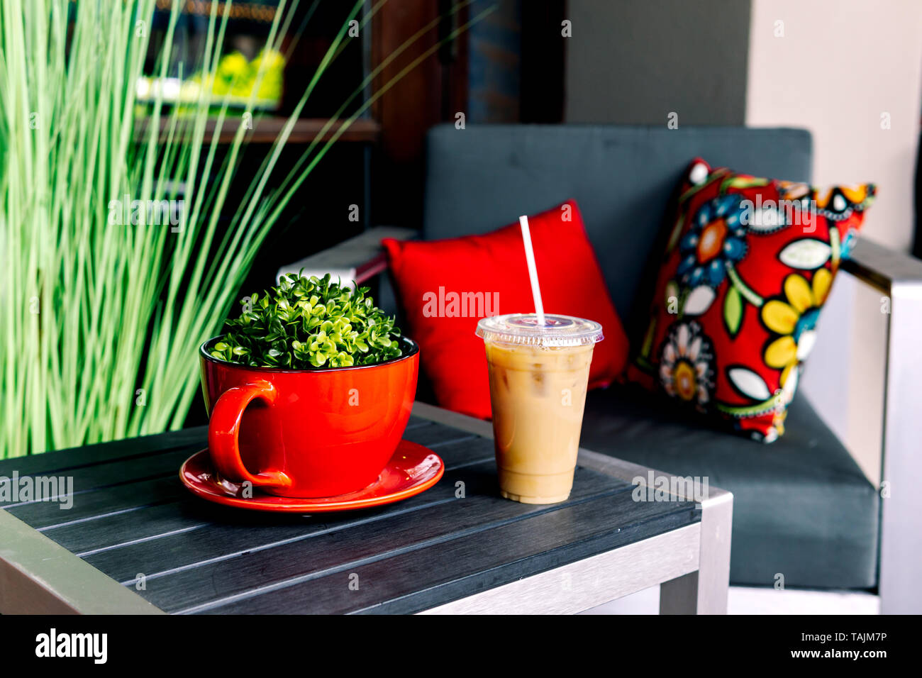 coffee and relaxation Stock Photo - Alamy