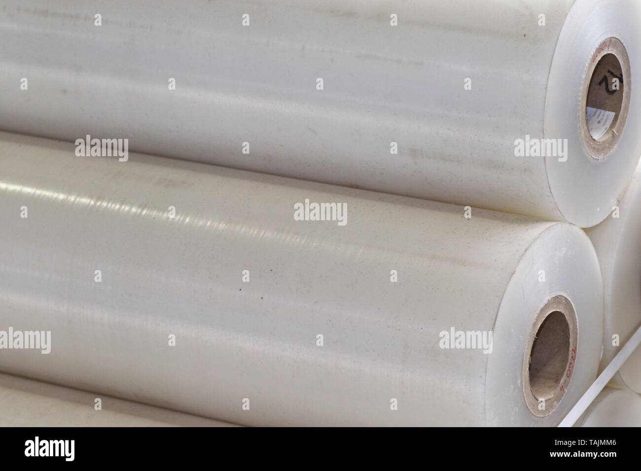Polymer film rolls for metal sheet coating, Russia Stock Photo - Alamy