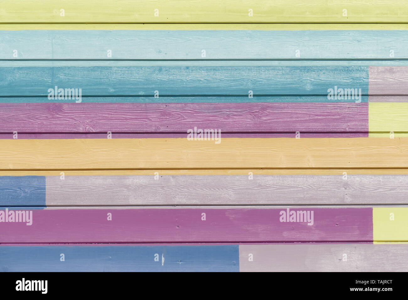 Colorful wooden boards, background picture, texture Stock Photo - Alamy