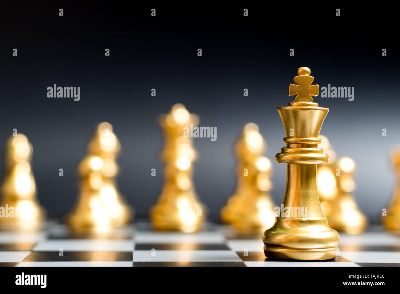 Gold Chess Piece Stock Photos & Gold Chess Piece Stock Images - Alamy