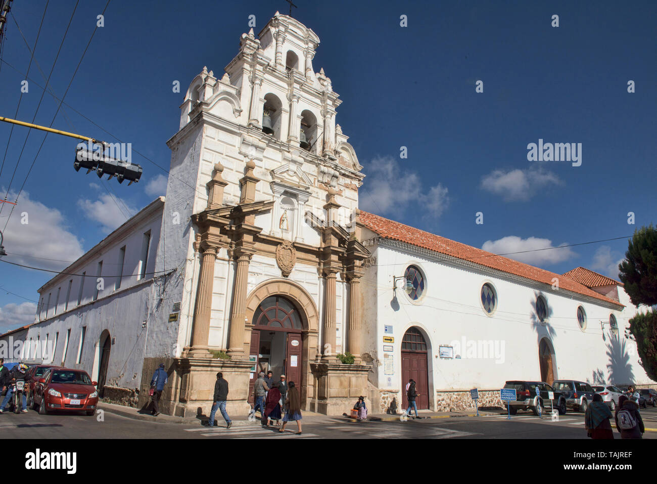The colonial Hospital Santa Barbara building in La Ciudad Blanca (The ...