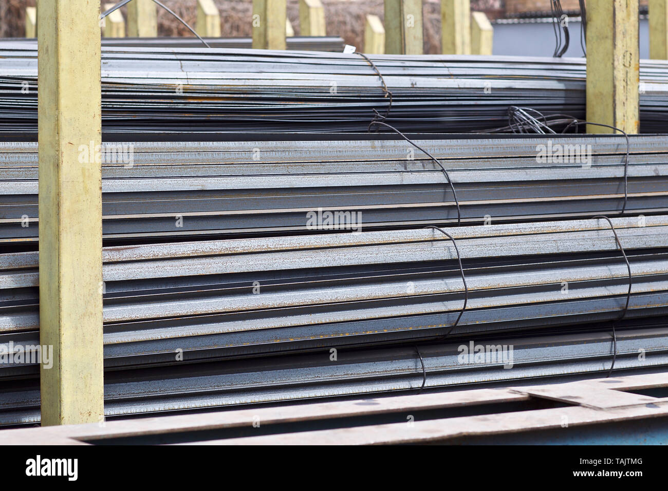 Metal profiles of different kinds are located in the metal products ...