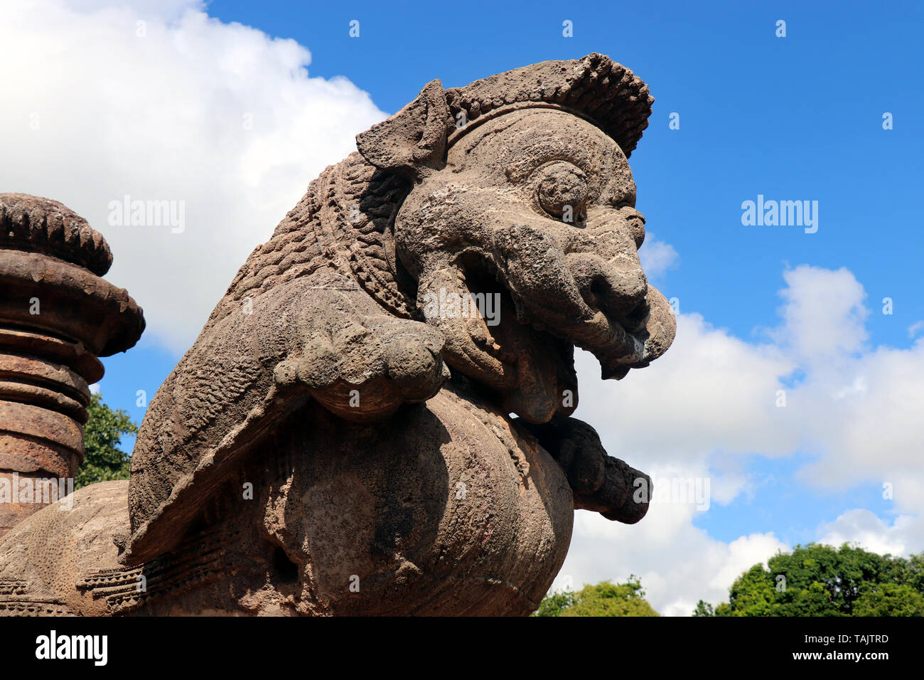 Konark Sun Temple in Odisha, India. Ancient Konark Sun Temple. This ...
