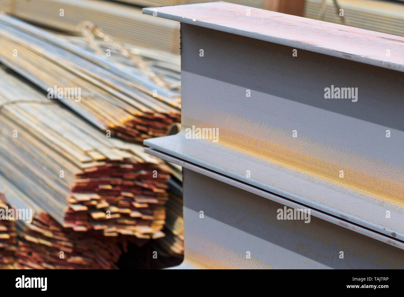 Metal profiles of different kinds are located in the metal products ...