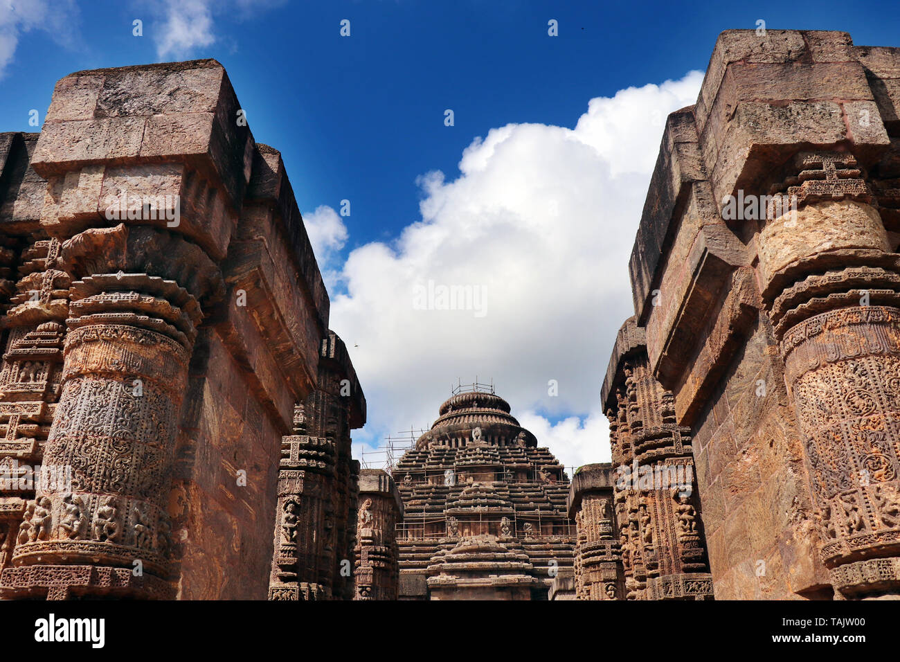 Konark Sun Temple in Odisha, India. Ancient Konark Sun Temple. This ...