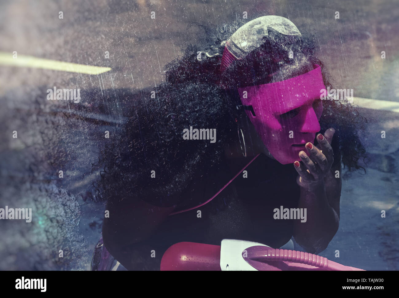 Hiding identity behind mask hi-res stock photography and images - Alamy