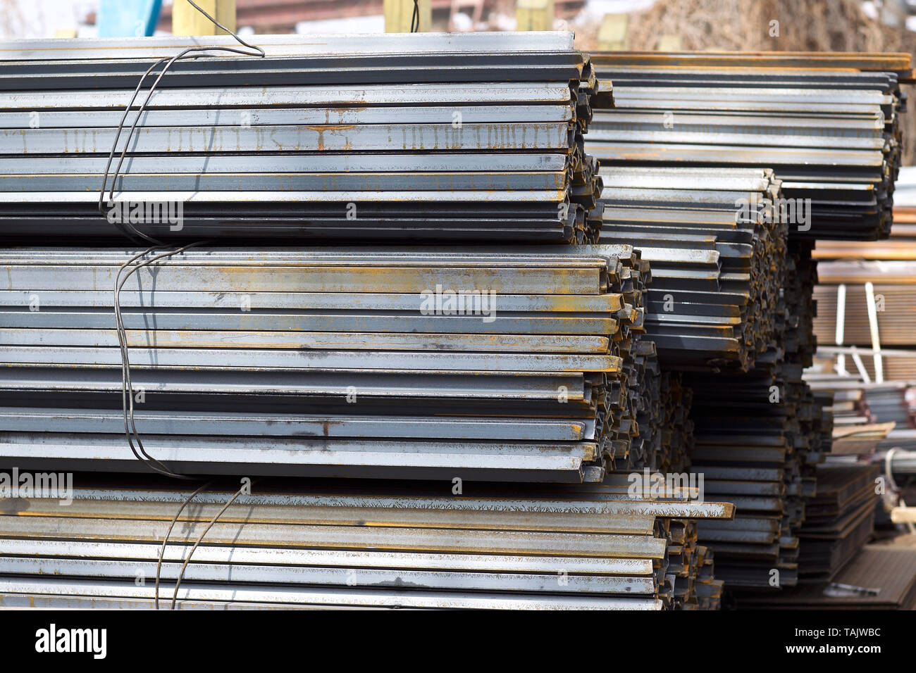 Metal profiles of different kinds are located in the metal products ...