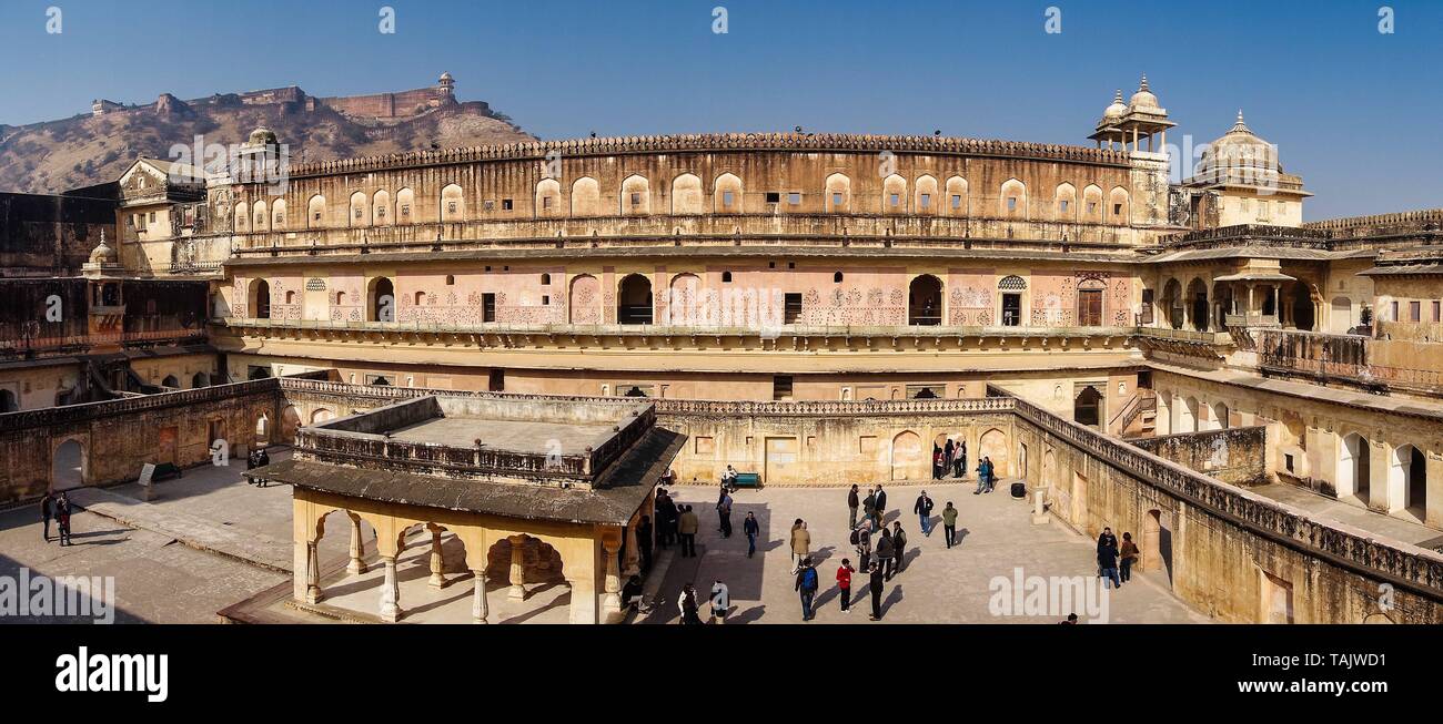 Amber Fort in Jaipur in Rajasthan, India. Amber Fort is the main ...