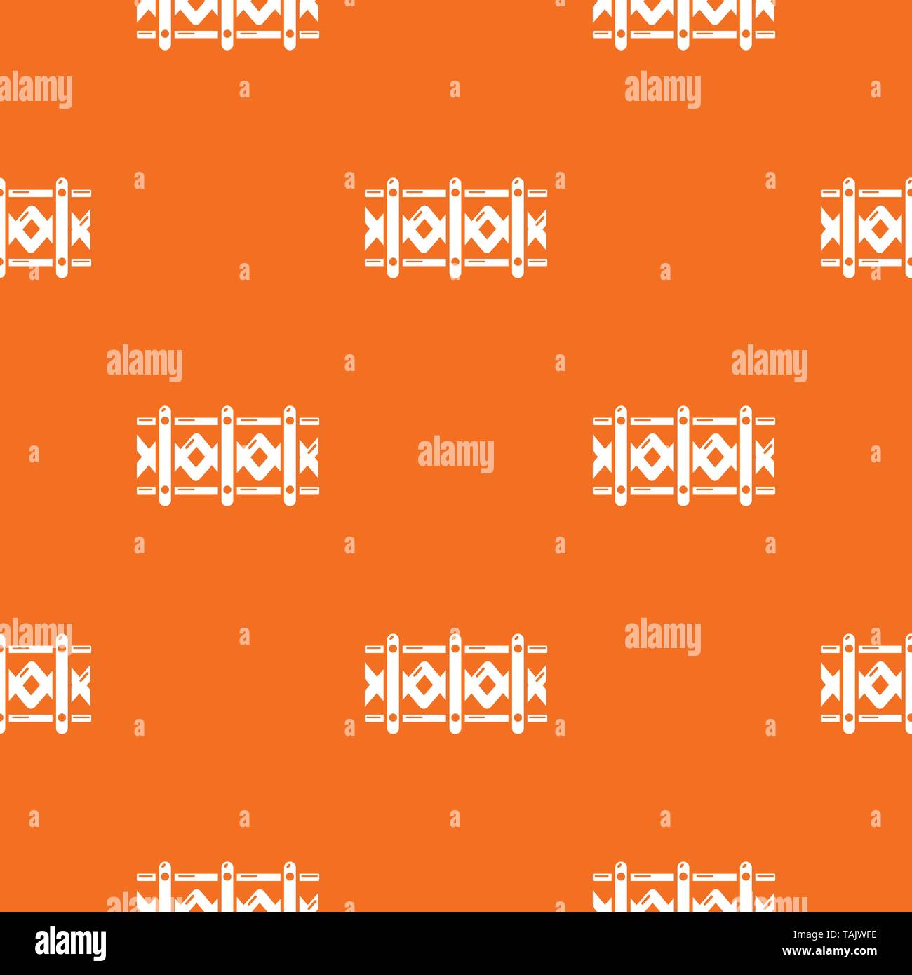 Fence decorative pattern vector orange Stock Vector Image & Art - Alamy