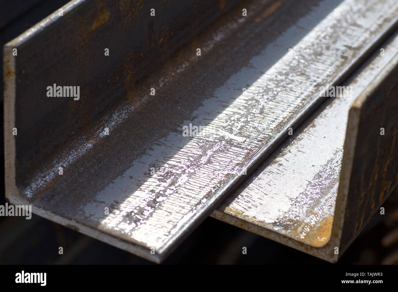 Metal profiles of different kinds are located in the metal products ...