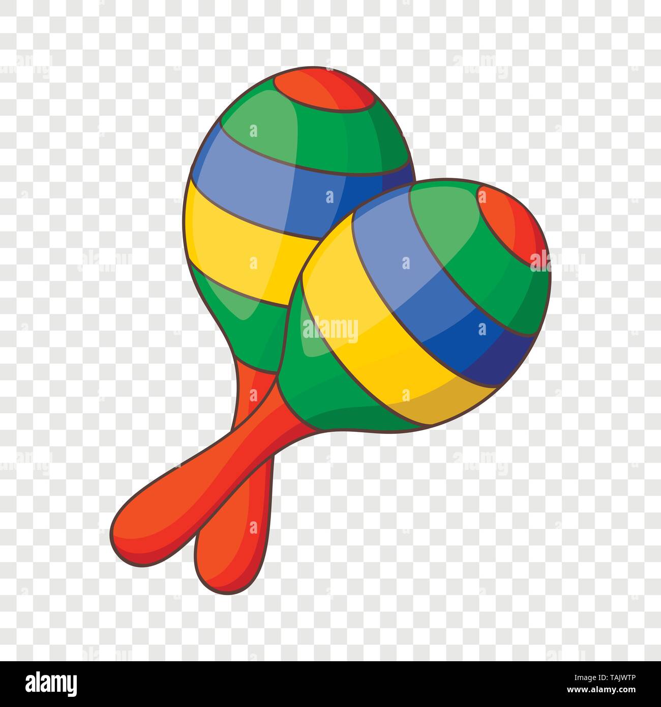 Maracas icon, cartoon style Stock Vector Image & Art - Alamy