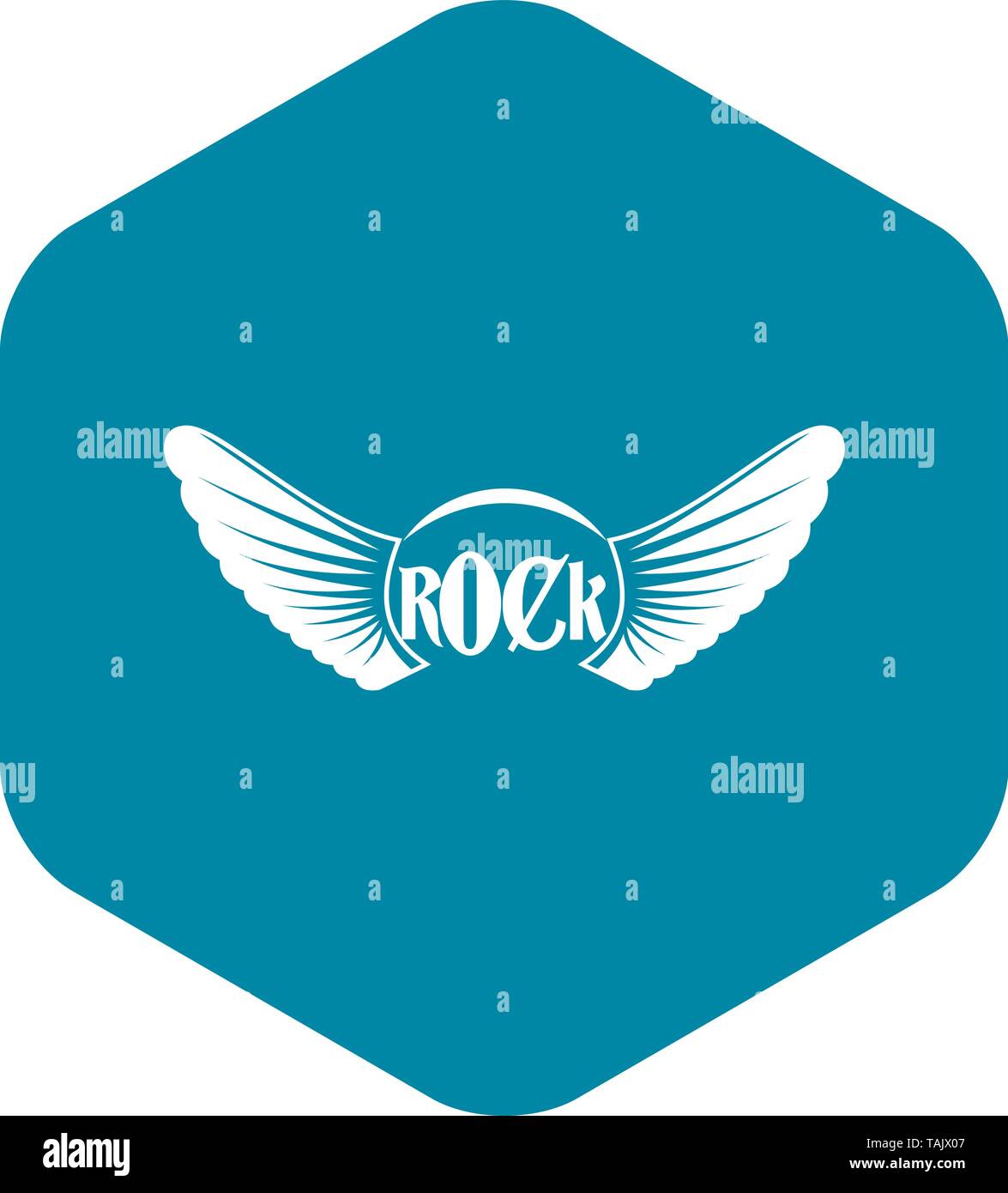 Rock icon, simple style Stock Vector Image & Art - Alamy