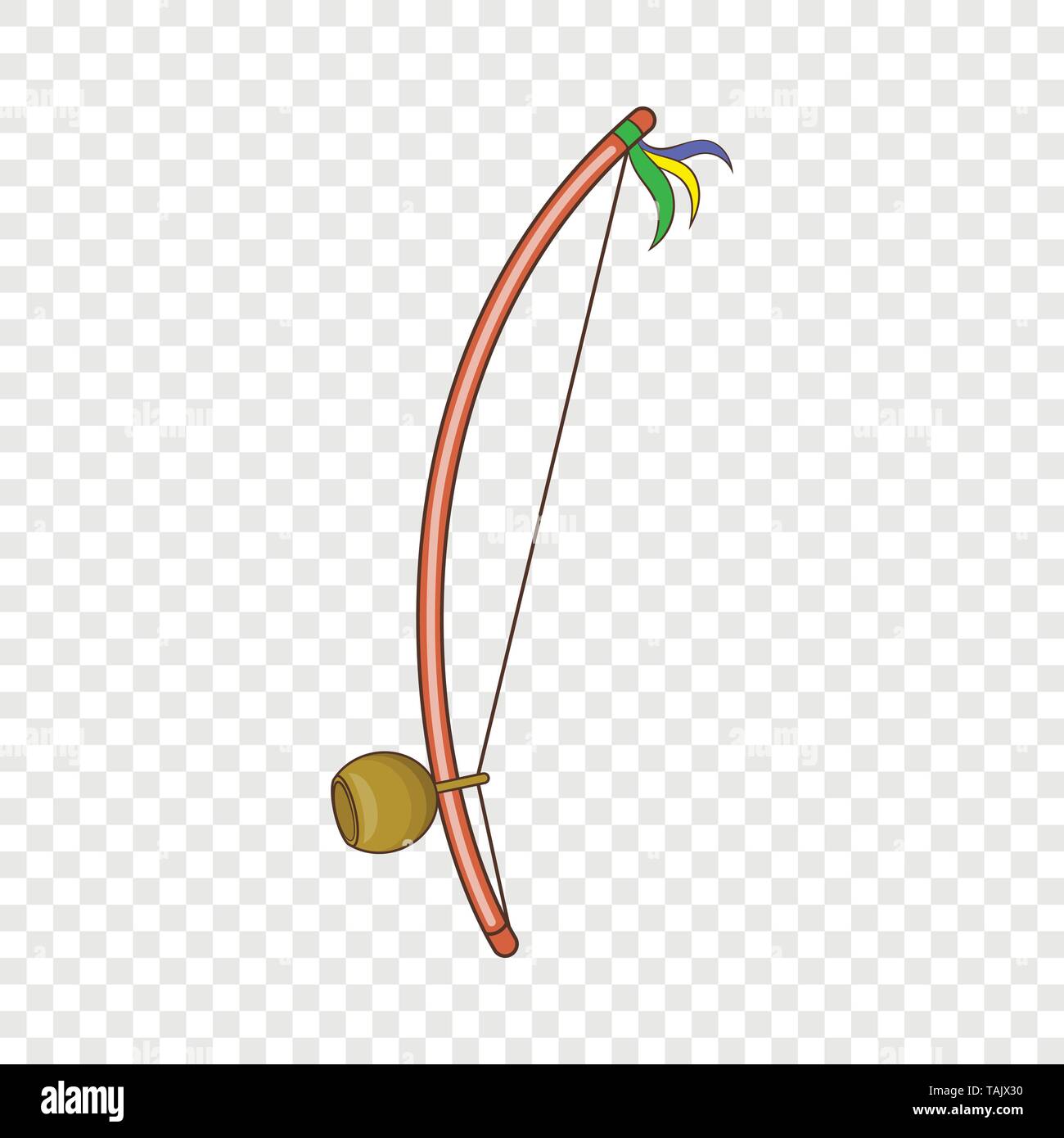 Berimbau, percussion instrument icon cartoon style Stock Vector Image ...