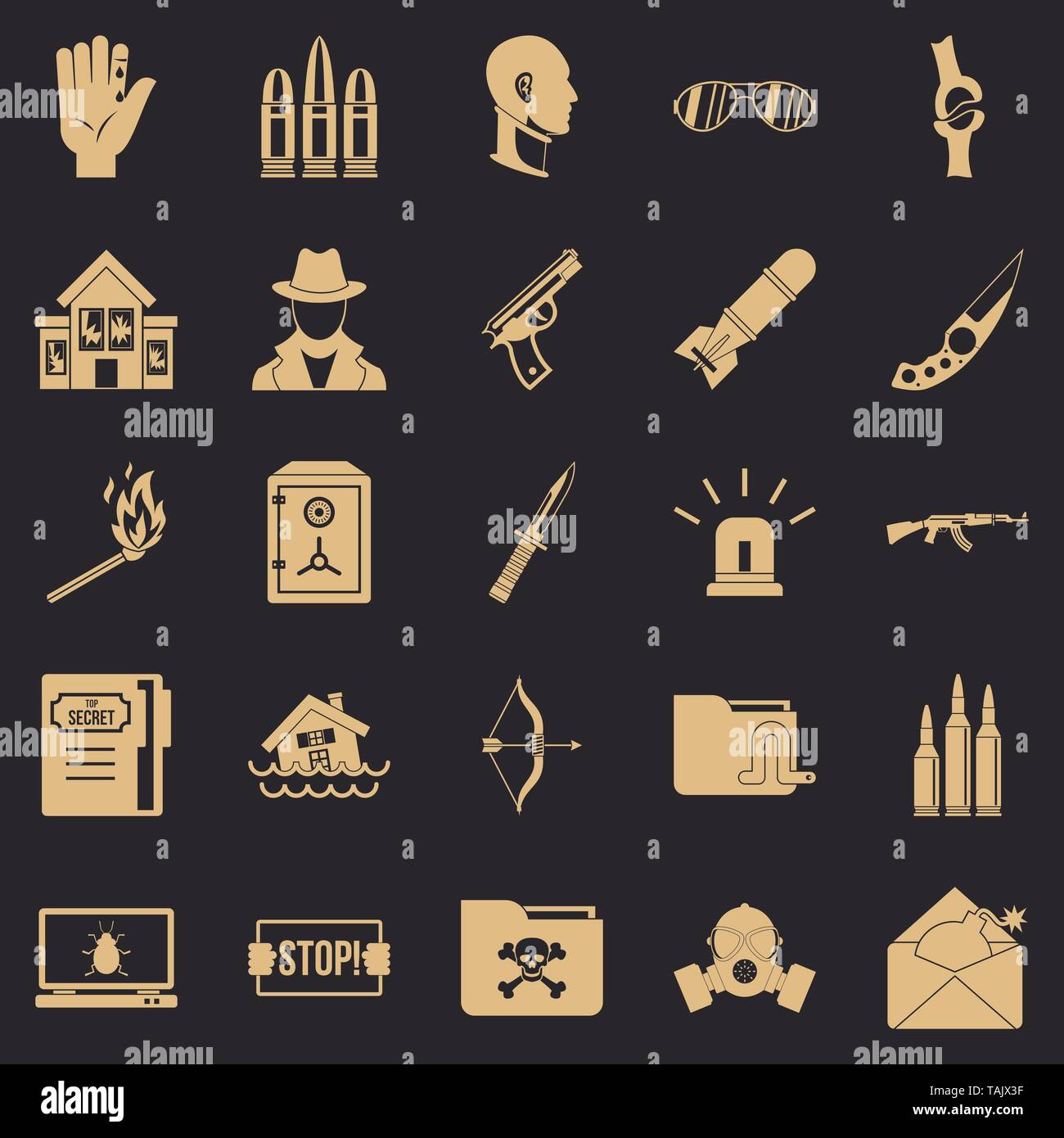 Social disturbance Stock Vector Images - Alamy