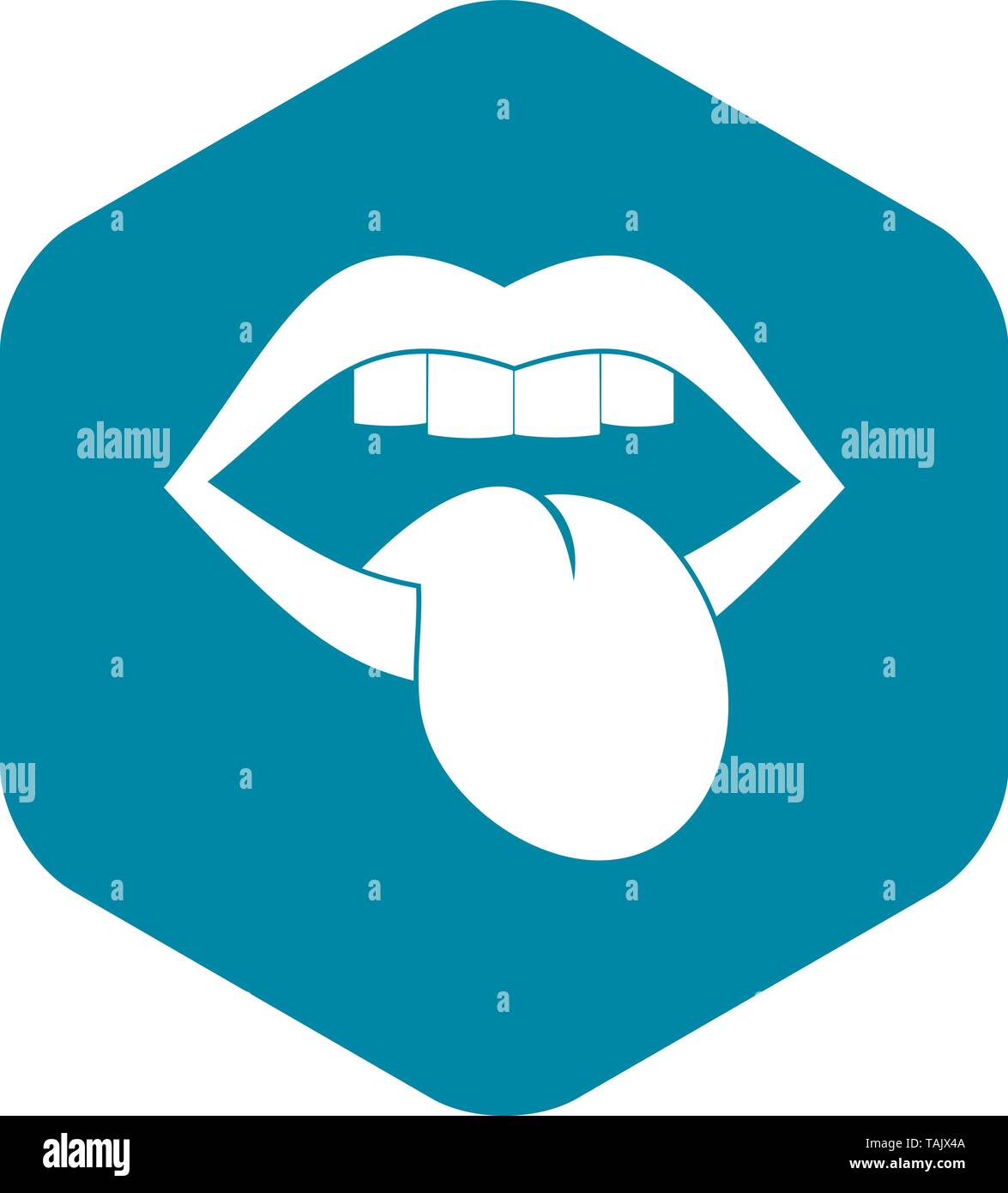 Rock emblem icon, simple style Stock Vector Image & Art - Alamy