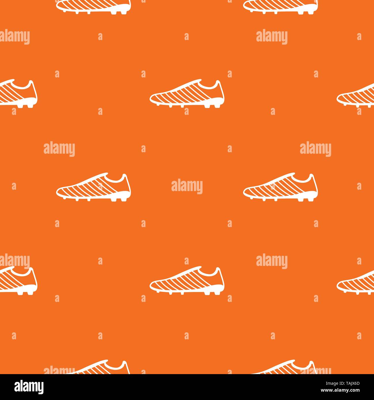 Football boots pattern vector orange Stock Vector Image & Art - Alamy