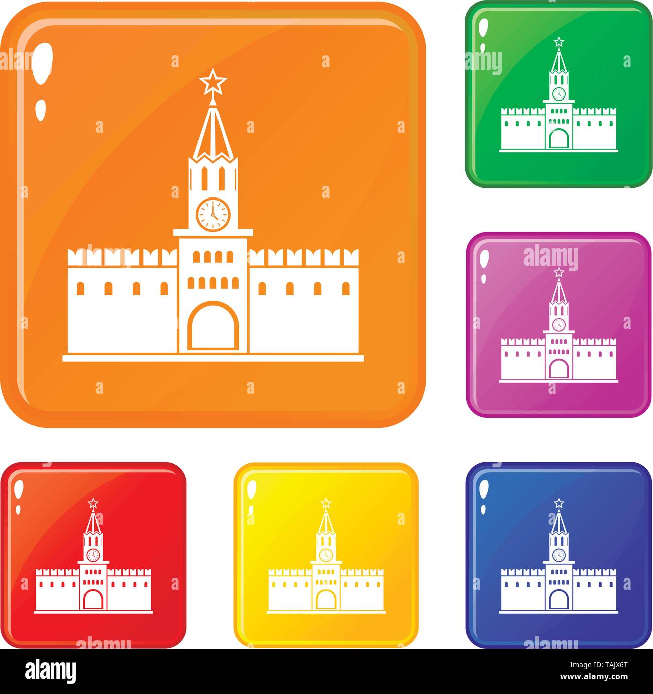 Brick spire Stock Vector Images - Alamy