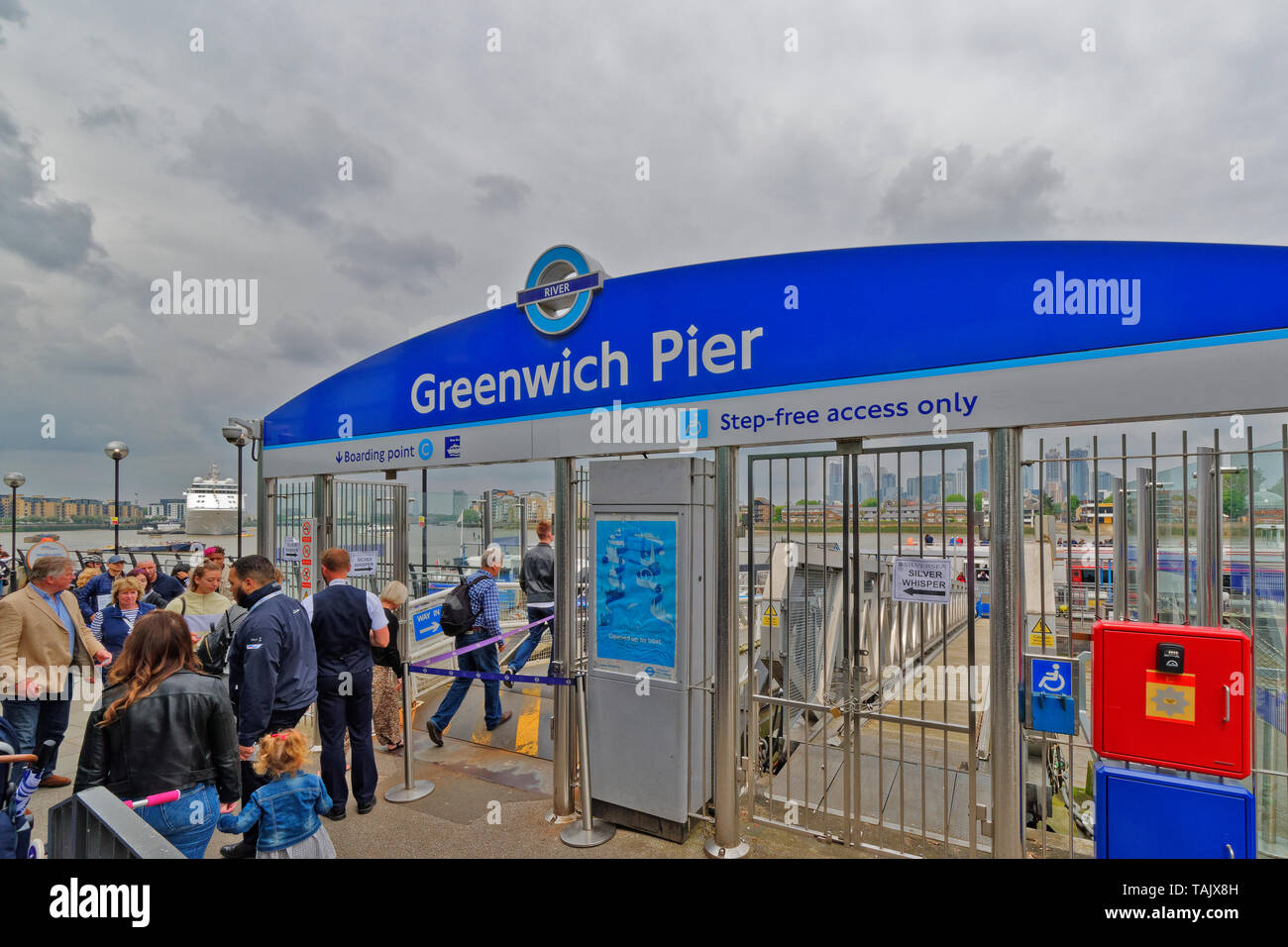 Greenwich pier hi-res stock photography and images - Alamy