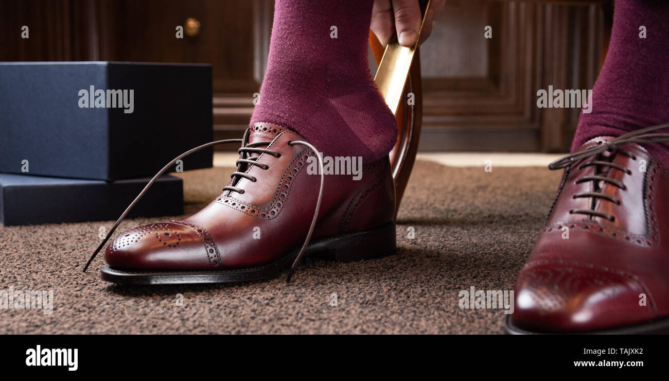 Expensive shoes, men hi-res stock photography and images - Alamy