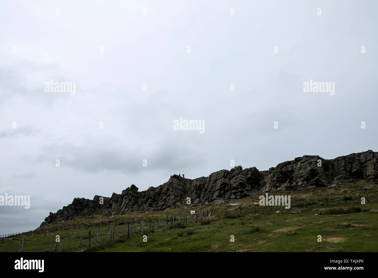 A view of Windgather Rocks in the Peak District National Park Stock ...