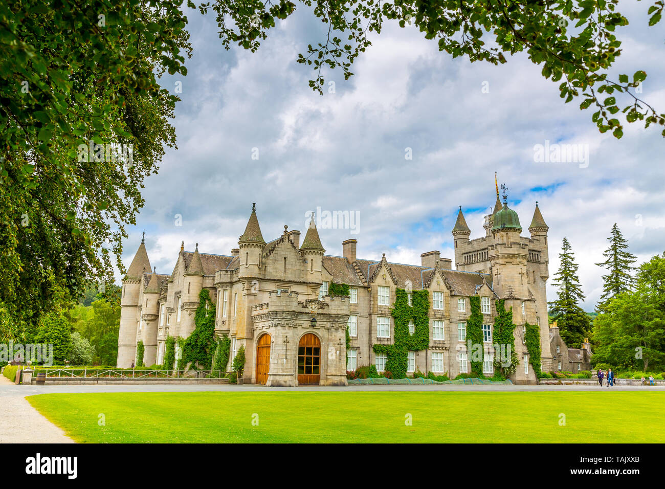 View of Balmoral Castle - the holiday home of the Royal Family ...