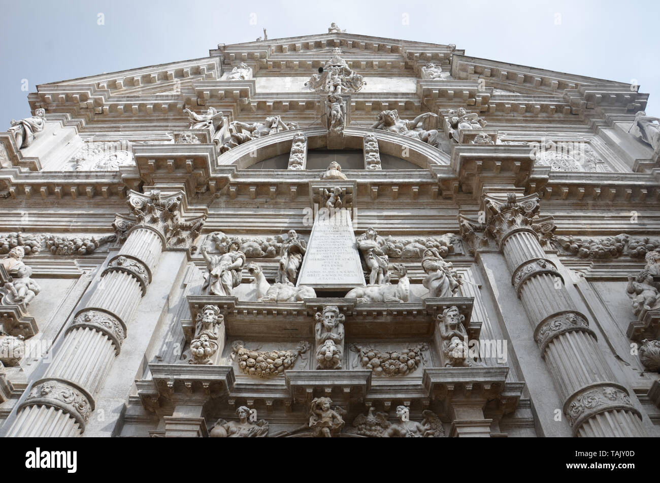 Baroque facade chiesa di hi-res stock photography and images - Alamy