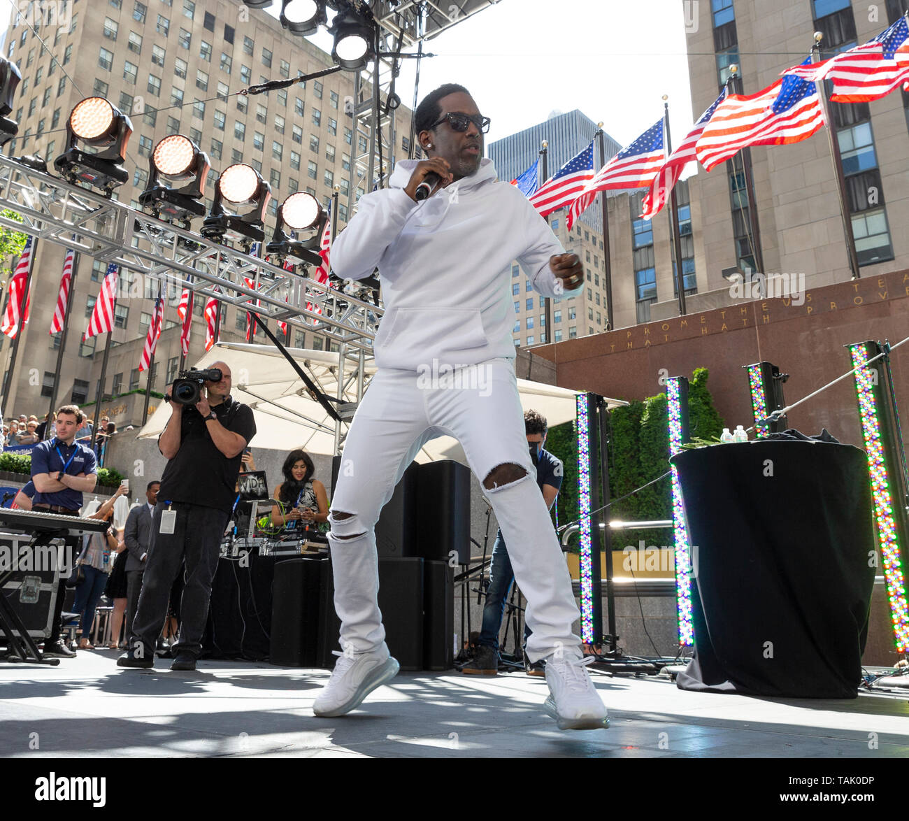 New York, NY - May 25, 2019: Shawn Stockman of Boyz II Men group ...