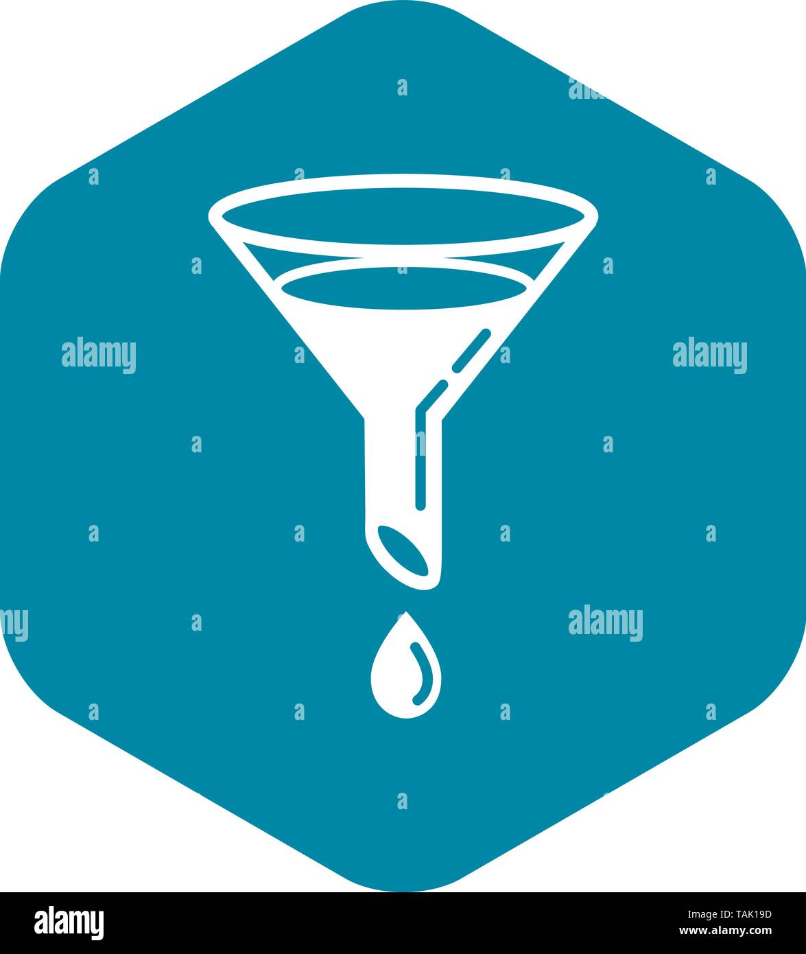 Water filter icon, simple style Stock Vector Image & Art - Alamy