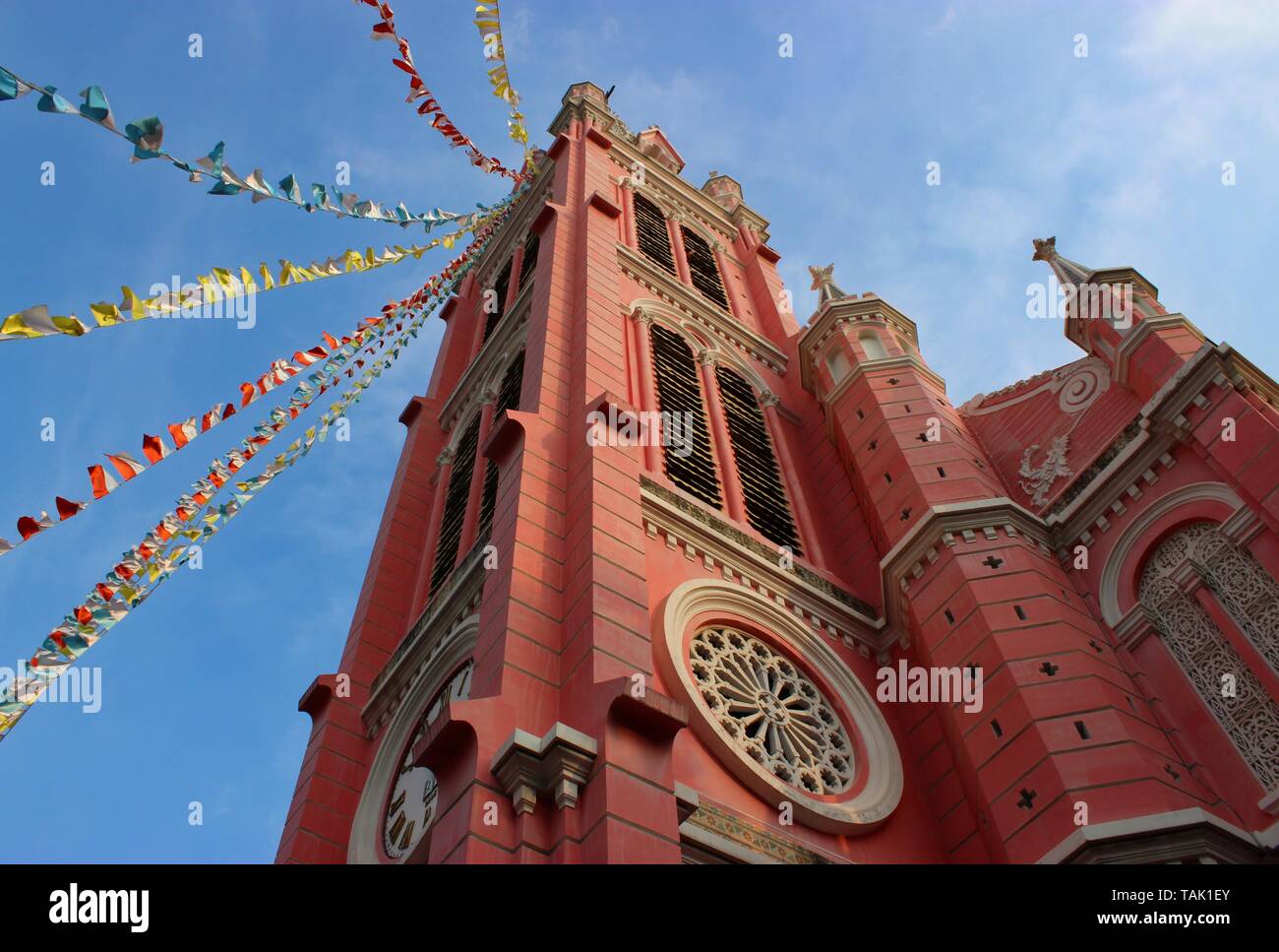 Tan Dinh Church of Saigon (The Pink Church Stock Photo - Alamy