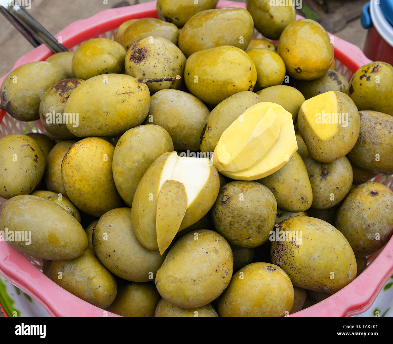 Mango fruit preserved sweet and sour / Food preservation Stock Photo ...