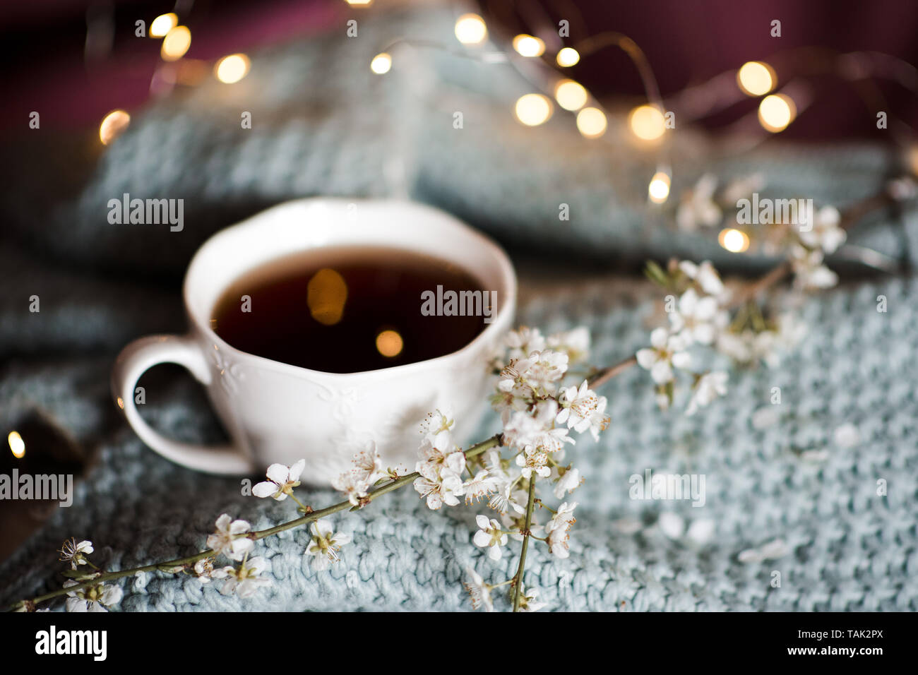 Coffee Flower Good Morning Stock Photos & Coffee Flower Good Morning ...