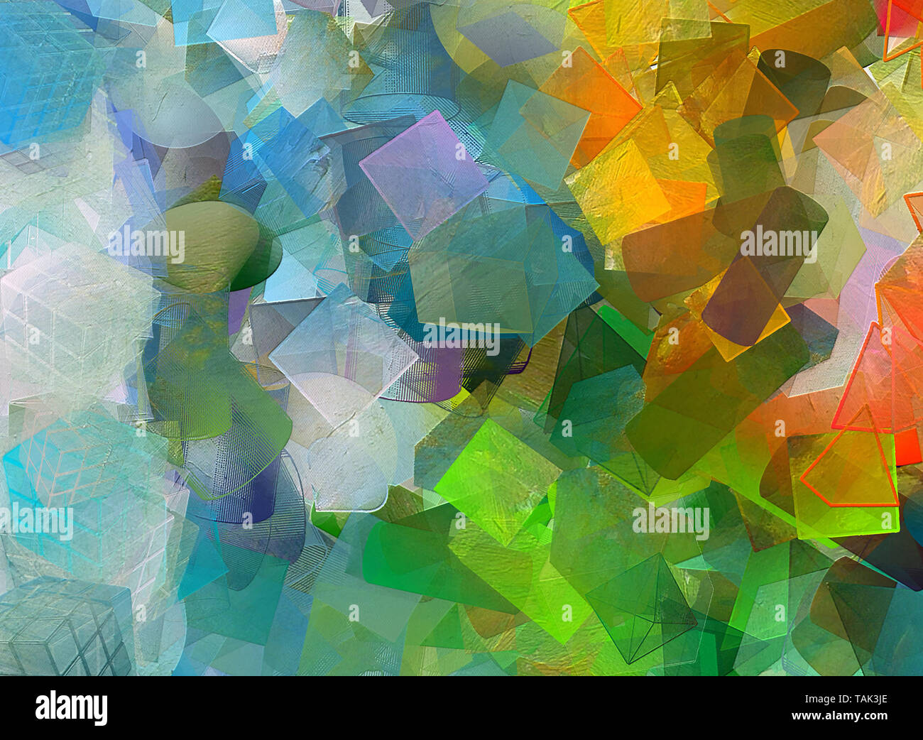 Oil painting abstraction for creating interior design wall art prints ...