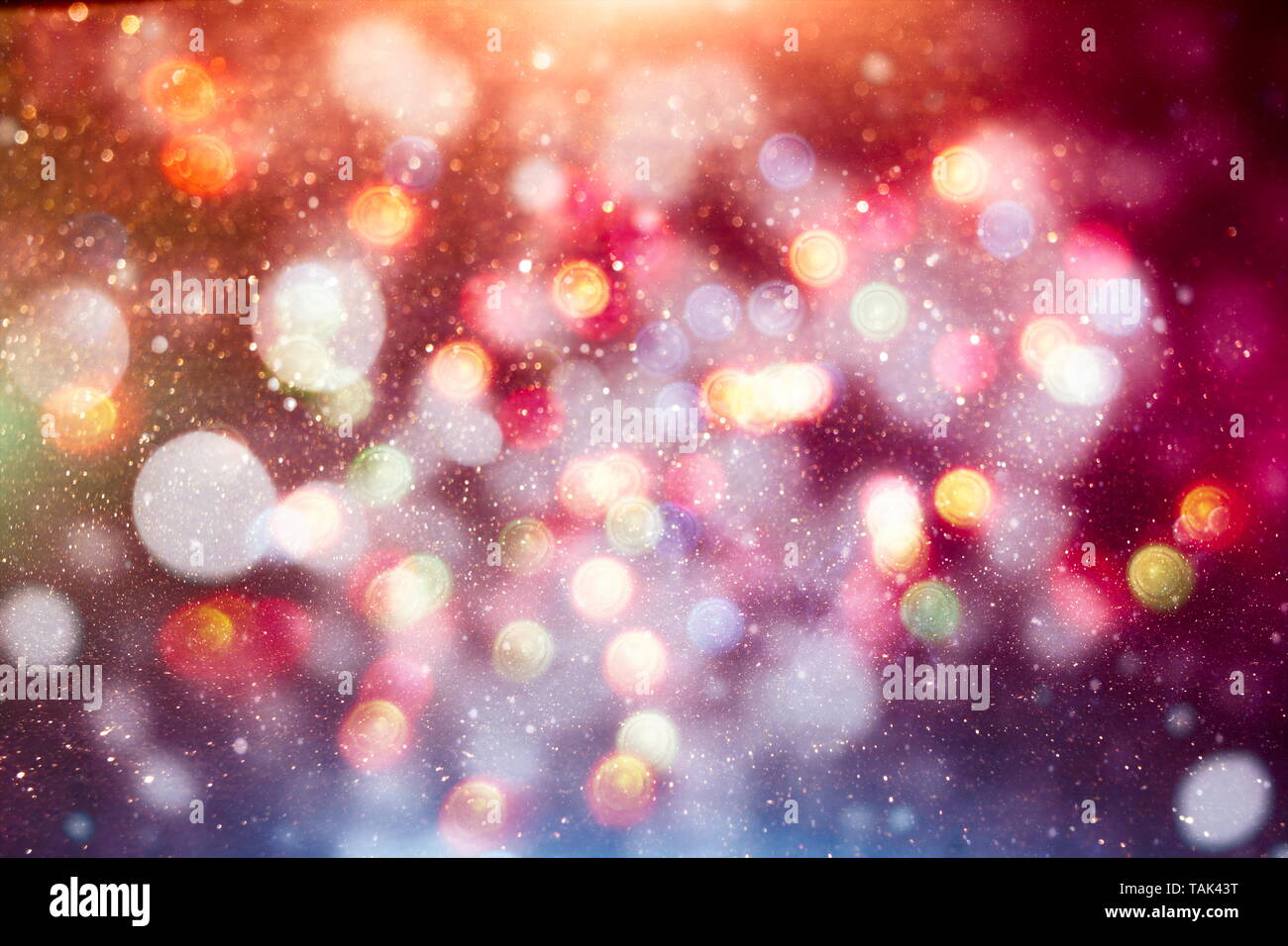 Festive Christmas background. Elegant abstract background with lights ...