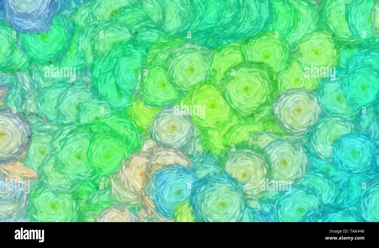 Abstract texture background. Digital painting in Vincent Van Gogh style ...