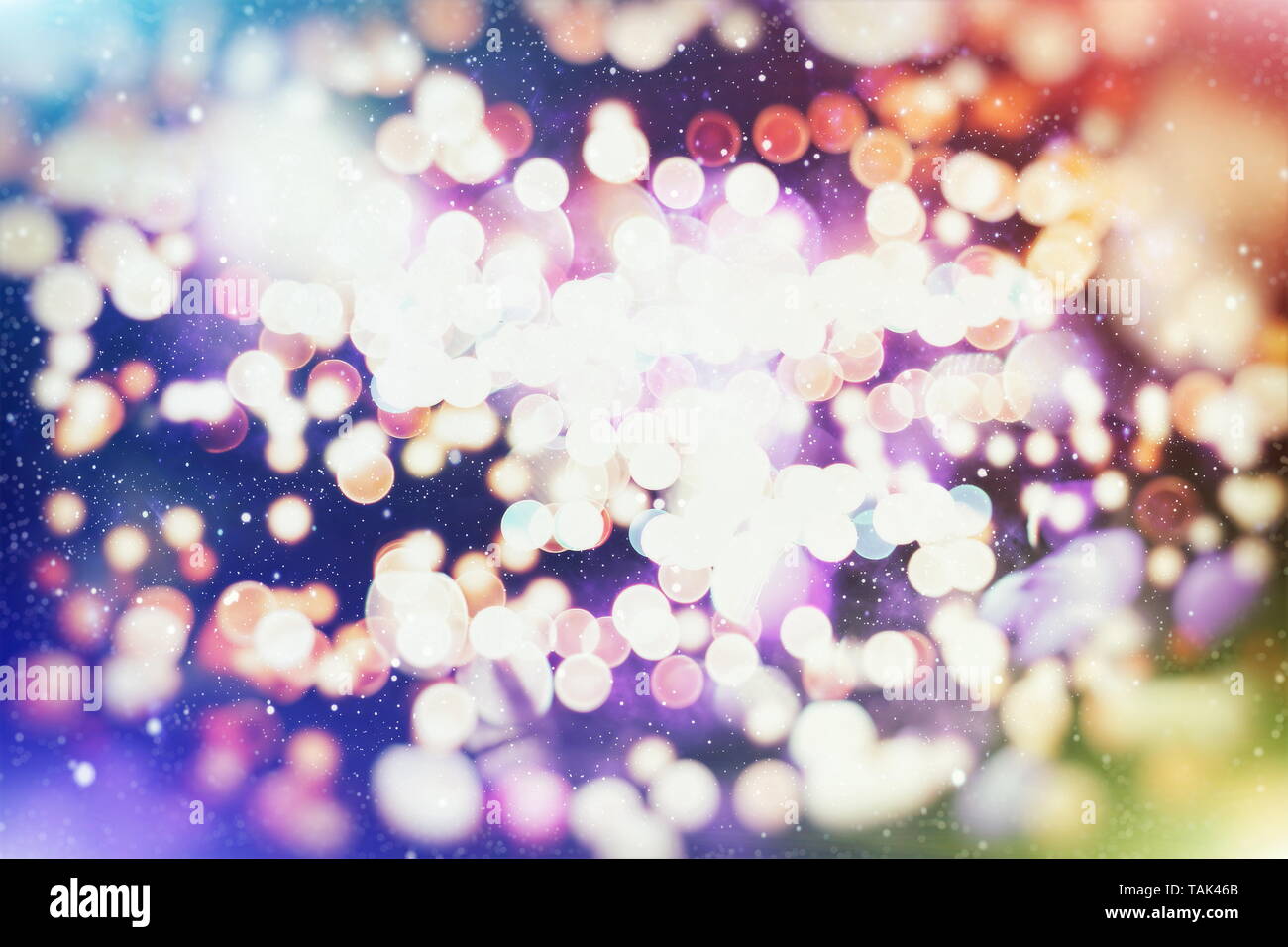 midnight traffic. Motion blur abstract background ,De focused/blur ...