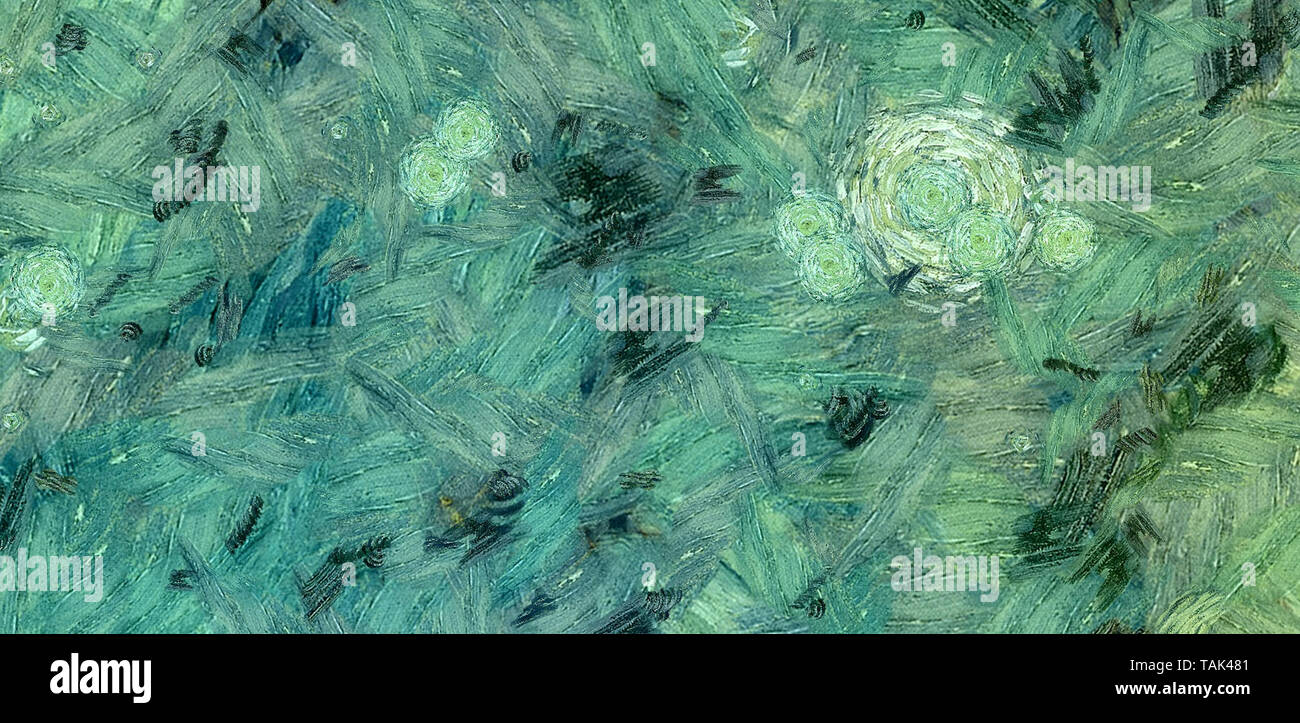 Modern painting wall art decor. Abstract drawing background. Vincent ...