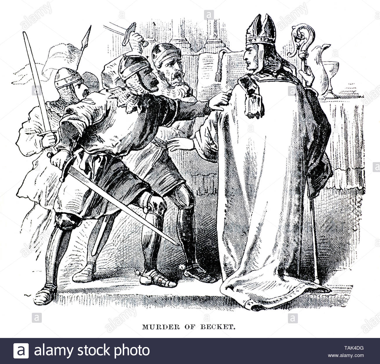 Death of thomas becket hi-res stock photography and images - Alamy
