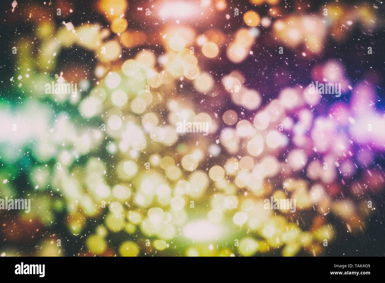 midnight traffic. Motion blur abstract background ,De focused/blur ...