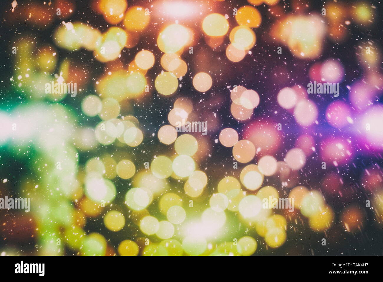 midnight traffic. Motion blur abstract background ,De focused/blur ...