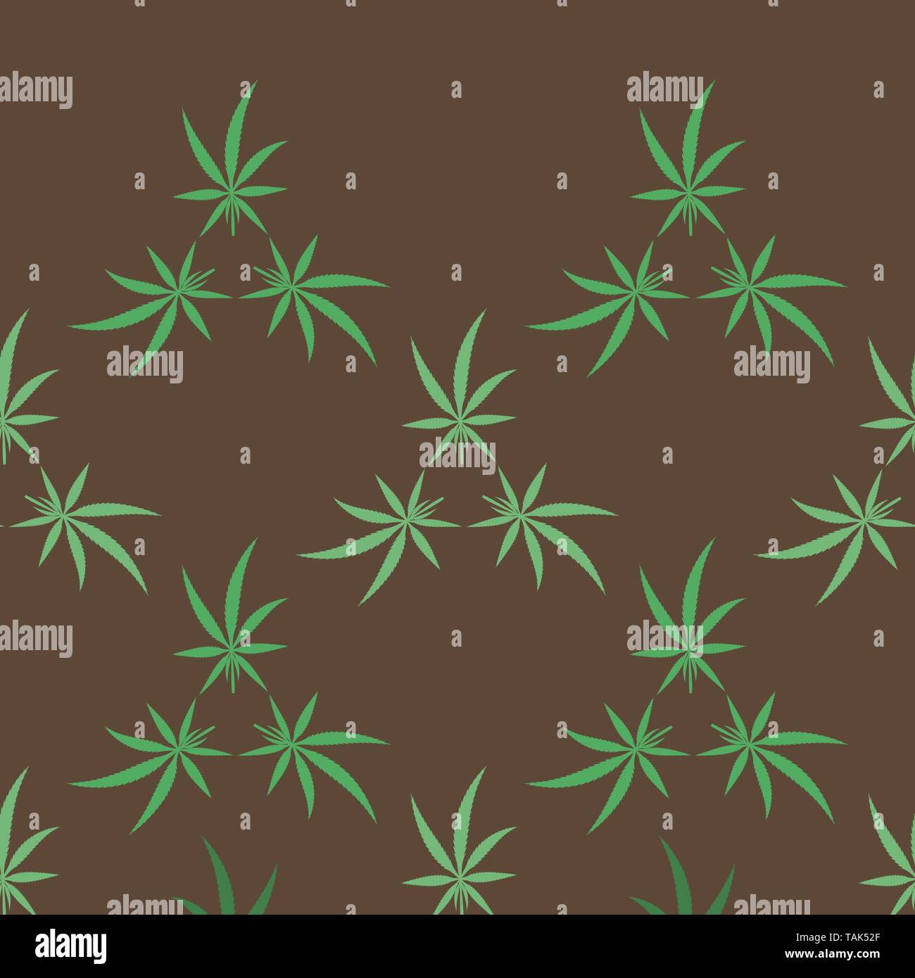 Green Cannabis Leaves Background. Medical Marijuana Seamless Pattern ...