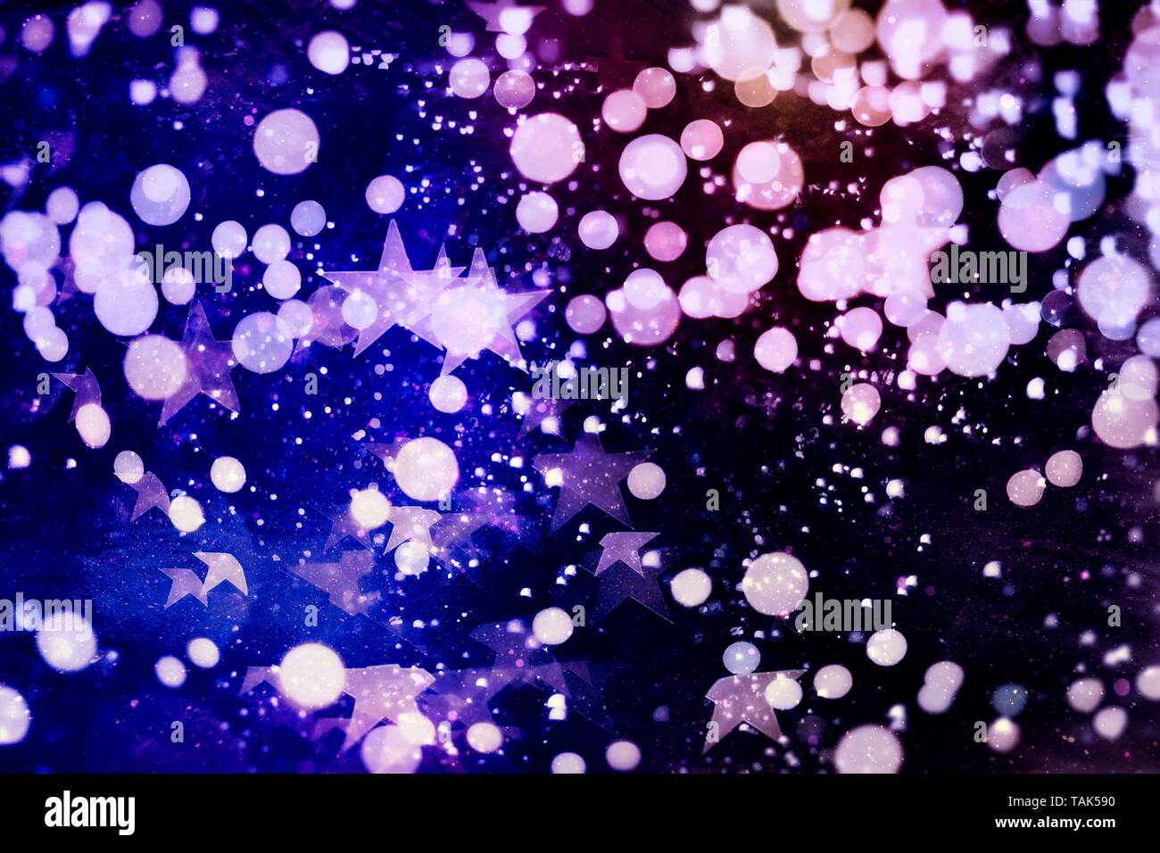 Festive Christmas background. Elegant abstract background with lights ...