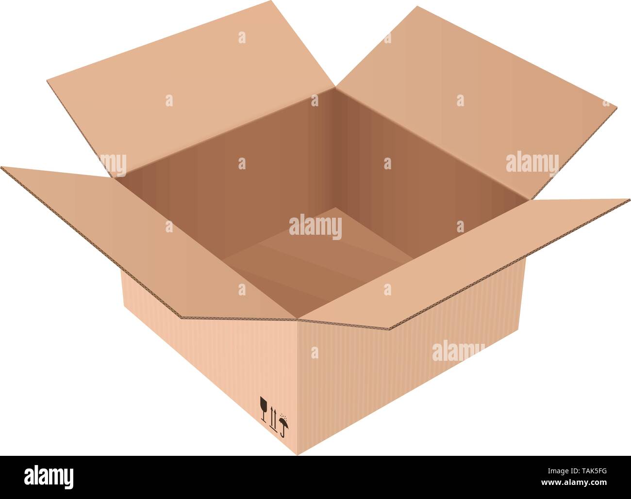 Shipping carton Stock Vector Images - Alamy
