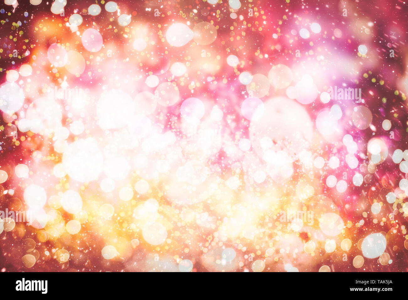 Festive Christmas background. Elegant abstract background with lights ...